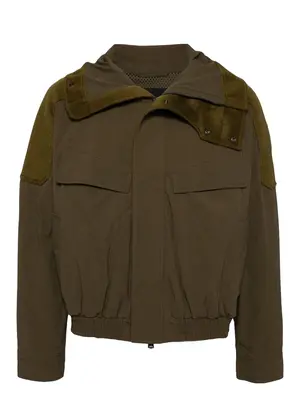 CROQUIS CROQUIS Splicing Cropped Jacket