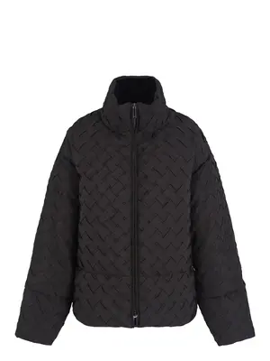 Emporio Armani Basket-weave Jacket - Black