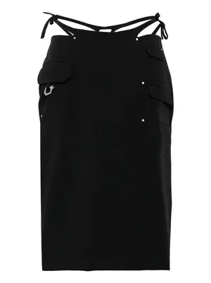 HELIOT EMIL Tie-fastening Skirt - Black
