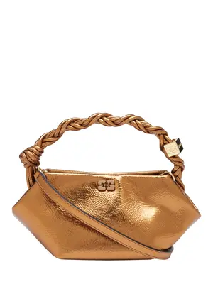 GANNI GANNI Bou Bag Mini Metallic Bronze