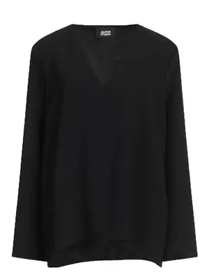 Alpha Studio Crepe Top - Black