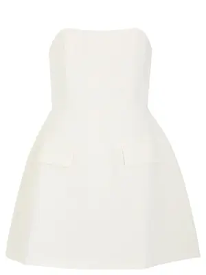 Oddmuse The Ultimate Muse Strapless Mini Dress - White