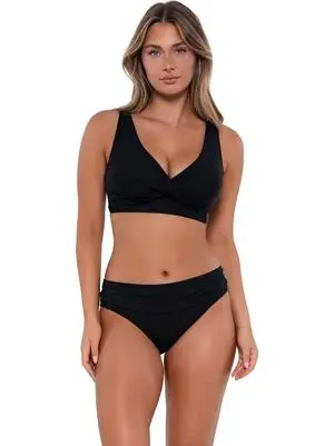 SUNSETS Elsie Bikini Top Black