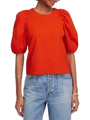 MADEWELL Madewell Puff Sleeve Cotton T-Shirt