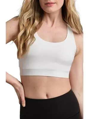 RHONE Revive Sports Bra - Snow White