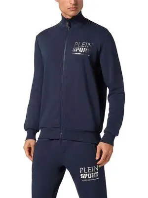 PLEIN SPORT Tiger Zipped Sweatshirt - Blue