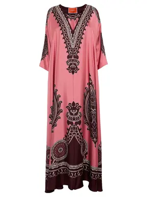 La DoubleJ Muumuu Maxi Dress - Pink