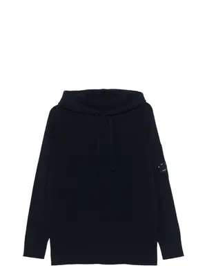 C.P. COMPANY Lens-detail Hoodie - Blue