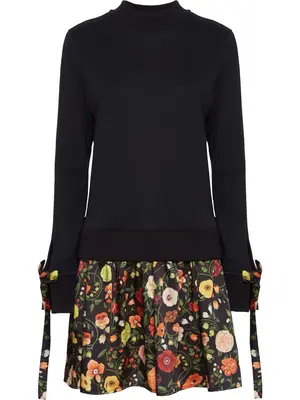 La DoubleJ Sporty Mini Dress - Black