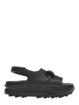 Gucci Interlocking G Platform Sandal - Black