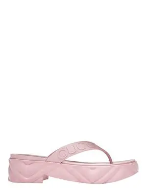 Gucci Platform Thong Sandal - Pink