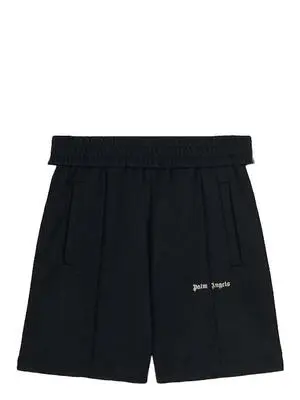 Palm Angels Logo Track Shorts - Black/off White