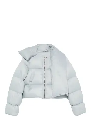 Rick Owens Funnel-neck Puffer Jacket - Blue