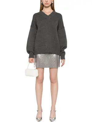 Rabanne Chainmail Mini Skirt - Grey