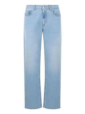 Gcds Wirdo Straight Jeans Blue