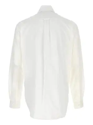 Palm Angels Logo-embroidered Shirt - White