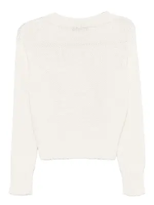 Lorena Antoniazzi Star-jacquard Sweater - White