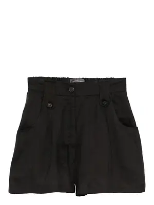 Lorena Antoniazzi Ramie Shorts - Black