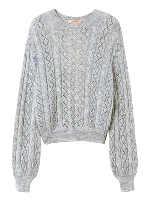 TWINSET TWINSET Cable-Knit Open-Back Jumper