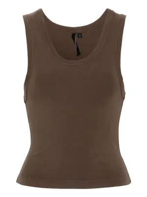 ENTIRE STUDIOS Cropped Top - Brown