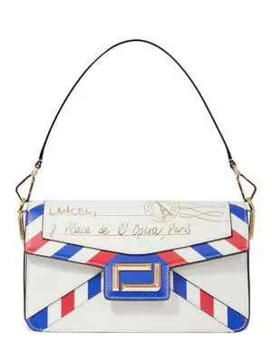 LANCEL Medium Flap Bag - White