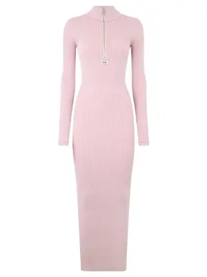 GCDS GCDS Ribbed Long Dress