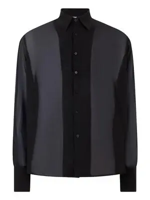 Gcds Georgette Shirt - Black