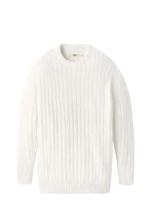 UGG Ribbed Crewneck Sweatshirt - Cream