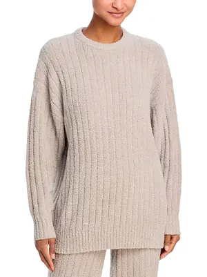 UGG Riz Ribbed Sweatshirt Granite