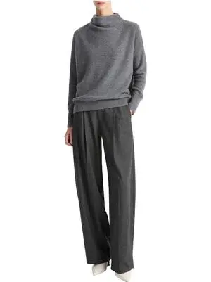 VINCE Cashmere Funnel-Neck Sweater
