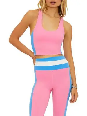 Beach Riot Yara Racerback Crop Top - Cosmos Colorblock