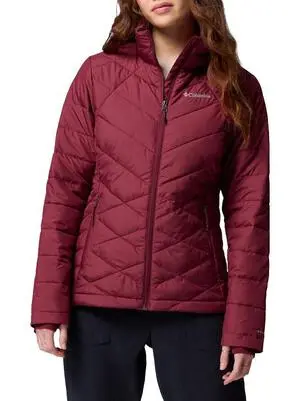 Columbia Heavenly Water Resistant Insulated Coat - Rich Wine