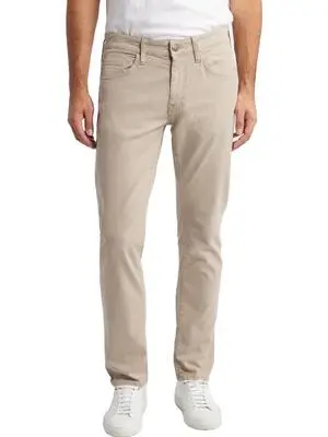 MAVI Marcus Slim Straight Leg Twill Pants - Latte Luxe Twill