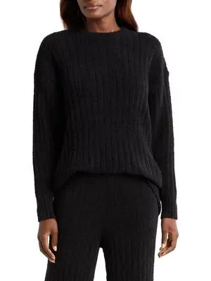 UGG UGG(r) Riz Ribbed Sweater Blk