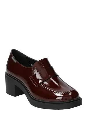 Mephisto Mephisto Pamelia Patent Leather Loafer Pump Oxblood