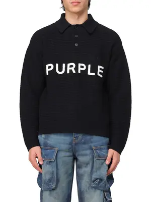 PURPLE BRAND Pullover Sweater - Black