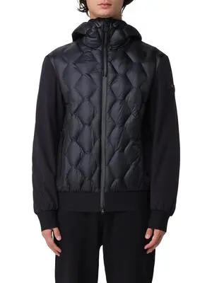 Peuterey Quilted Bomber Jacket With Hood - Blue
