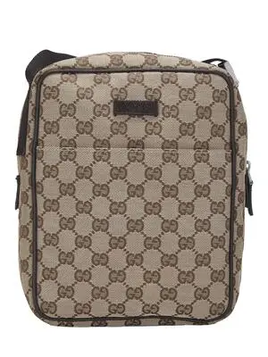 Gucci Original Gg Canvas Camera Bag - Brown