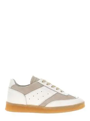MAISON MARGIELA Suede Sneakers - White/beige