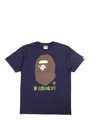 A BATHING APE Colors Bathing Ape Tee Shirt - Navy Blue