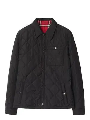 Burberry Reversible Quilted Nylon Overshirt - Black