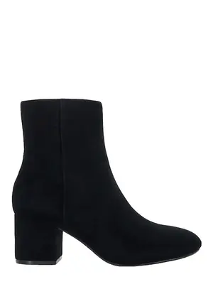 DUNE Ottack Block-heel Suede Ankle Boots - Black Suede