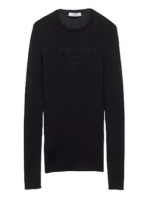 Prada Crew-neck Wool Jumper - Blue