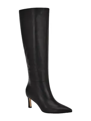 Nine West Lorthey Knee High Boots - Black