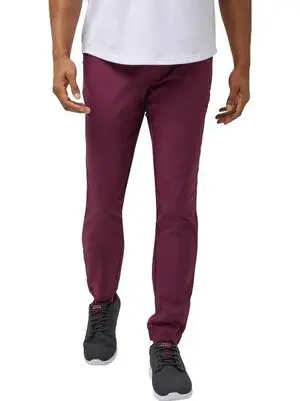 Travis Mathew Sport Mode Twill Joggers - Mauve Wine