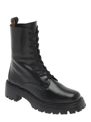 STUART WEITZMAN Emerson Lace-up Bootie - Black