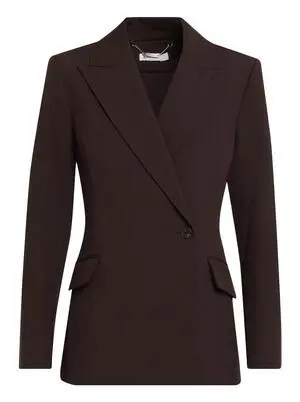 Simkhai Surabhi Hourglass Blazer - Chocolate