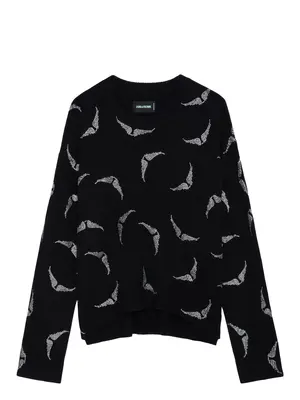 Zadig&Voltaire Markus Strass Wings Jumper - Black