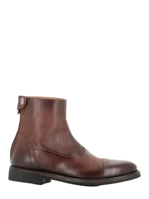 ALBERTO FASCIANI Leather Boots - Brown