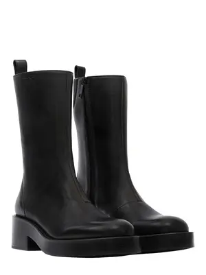 COURREGES Rider Leather Boots - Black